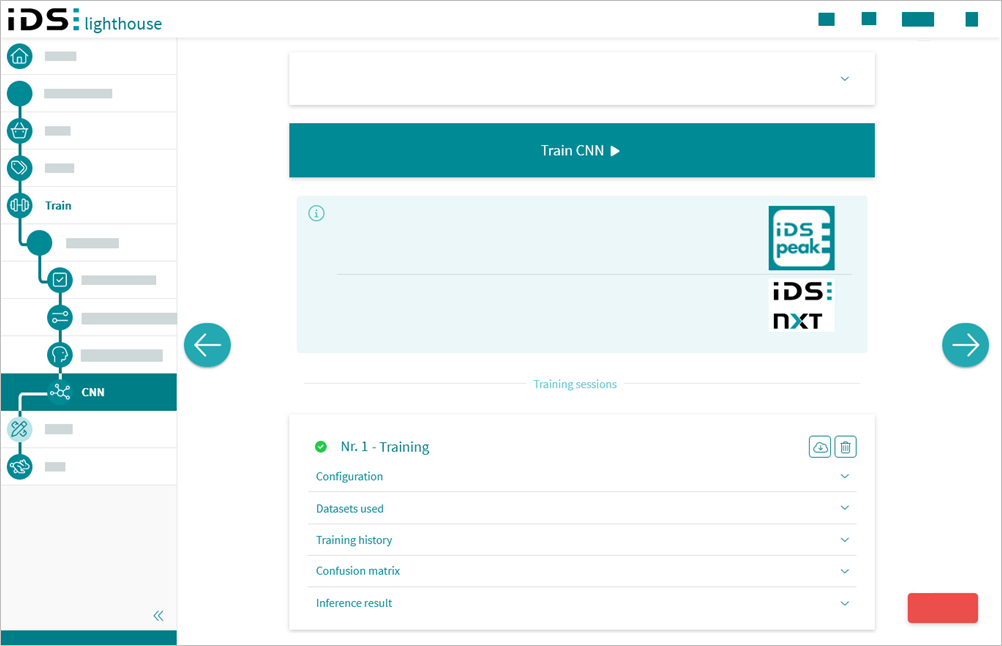 Displaying the training history